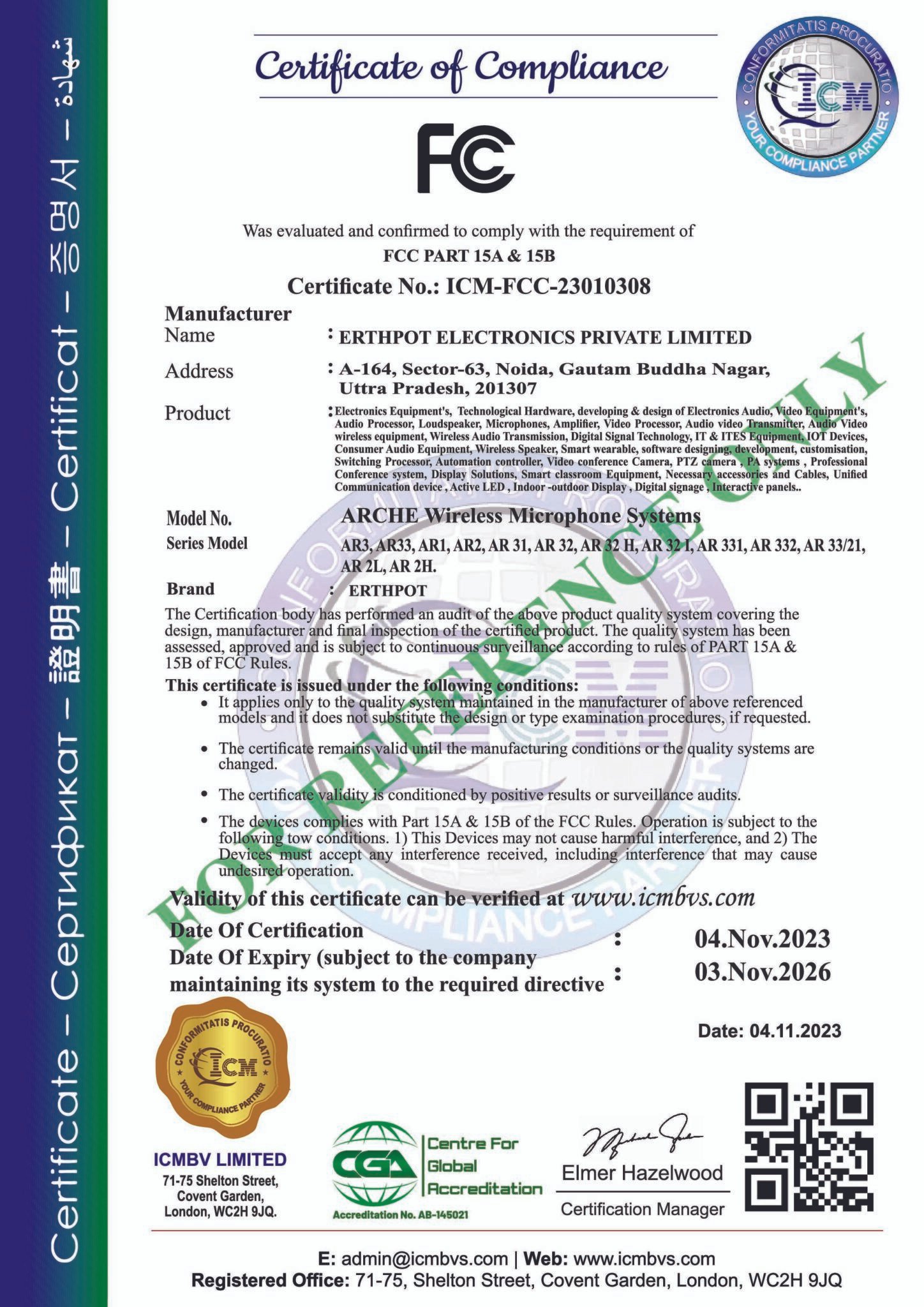 Certifications - Analyticall Quality Solutions Pvt. Ltd. | AQS
